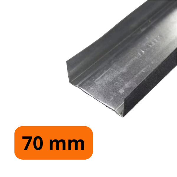 Perfil Drywall Galvanizado Guia 70 Barra 3m - Persi